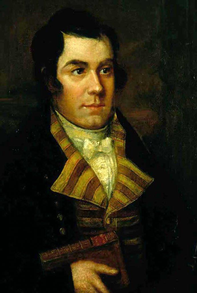 Robert Burns, artist unknown - The Stirling Smith Art Gallery and Museum